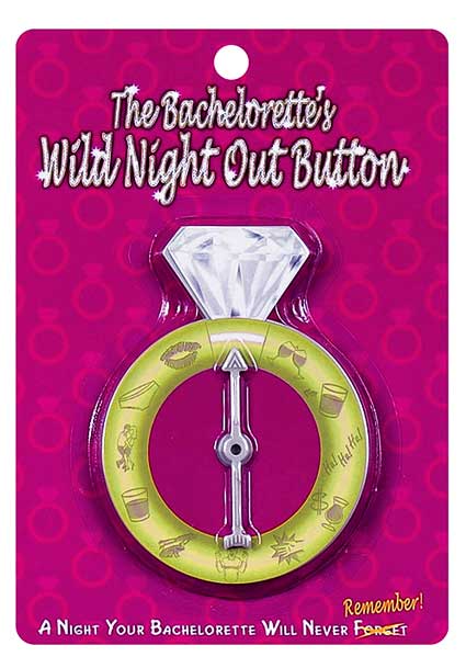 Bachelorette Party Games - Bachelorettes Wild Night Out Button Spin Game