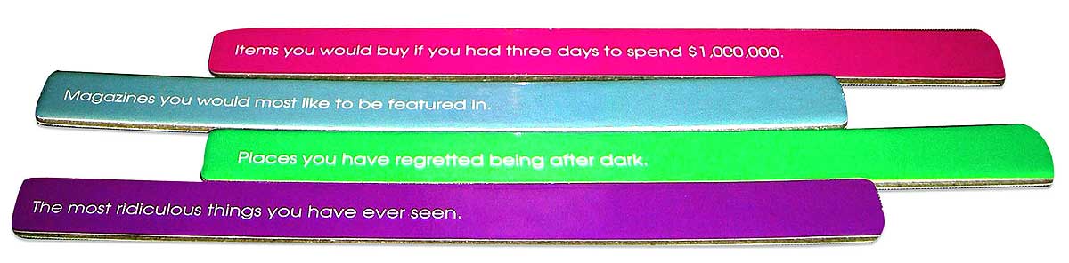 Bachelorette Party Games - Ladies Night Topic Sticks, bachelorette ...