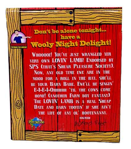 Bachelor Party Supplies - Lovin Lamb Inflatable Blow Up Doll - Gag