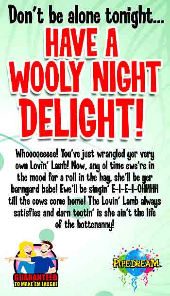 travel sized lovin lamb inflatable love doll