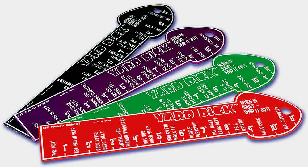 Bachelorette Party Favors - Yard Dick Ruler